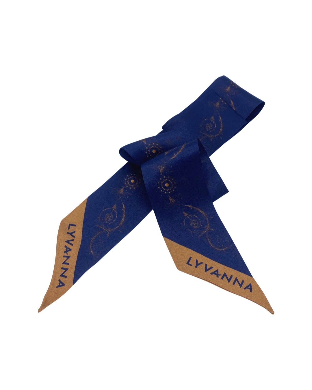 Silk Twilly Scarf - Tangle | LYVANNA Australia